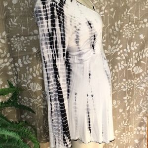 VENUS | Tops | Venus Tiedye Look Fluted Vneck Long Summer Shirt | Poshmark